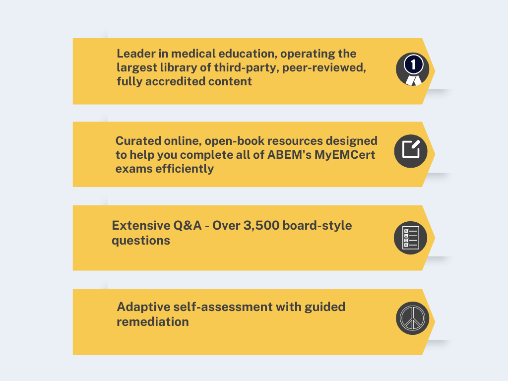 MyEMCert Exam Review and CME Course
